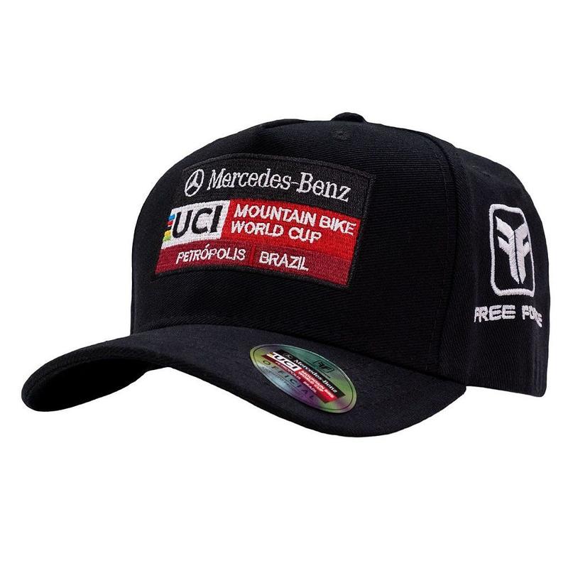 Boné aba curva Free Force MTB World Cup UCI oficial bordado - Boné ...