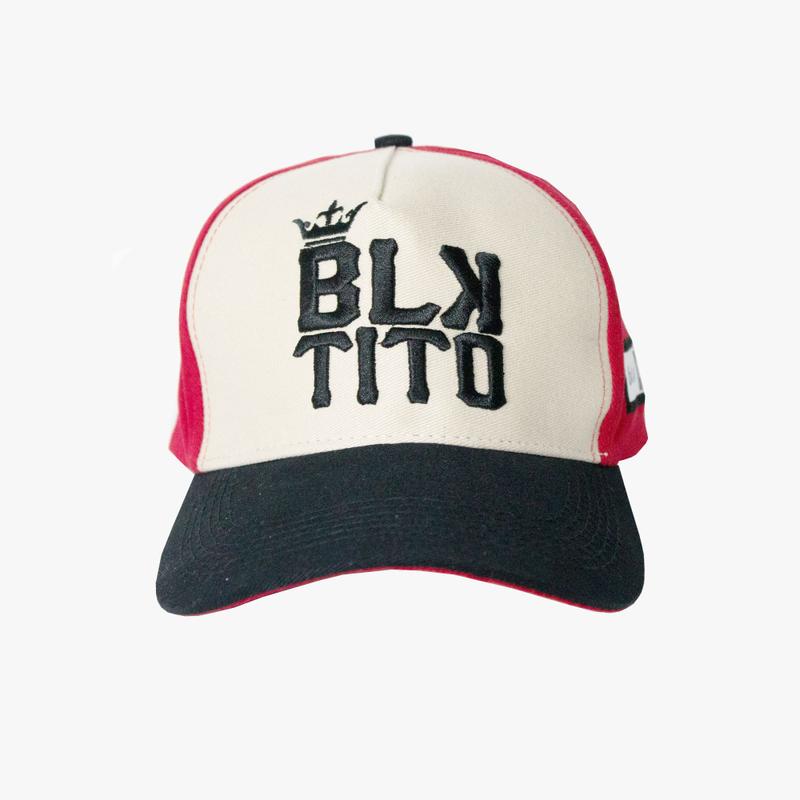 Bone BLK Branco Preto Vermelho 2021 Black Tito Originals - Boné ...