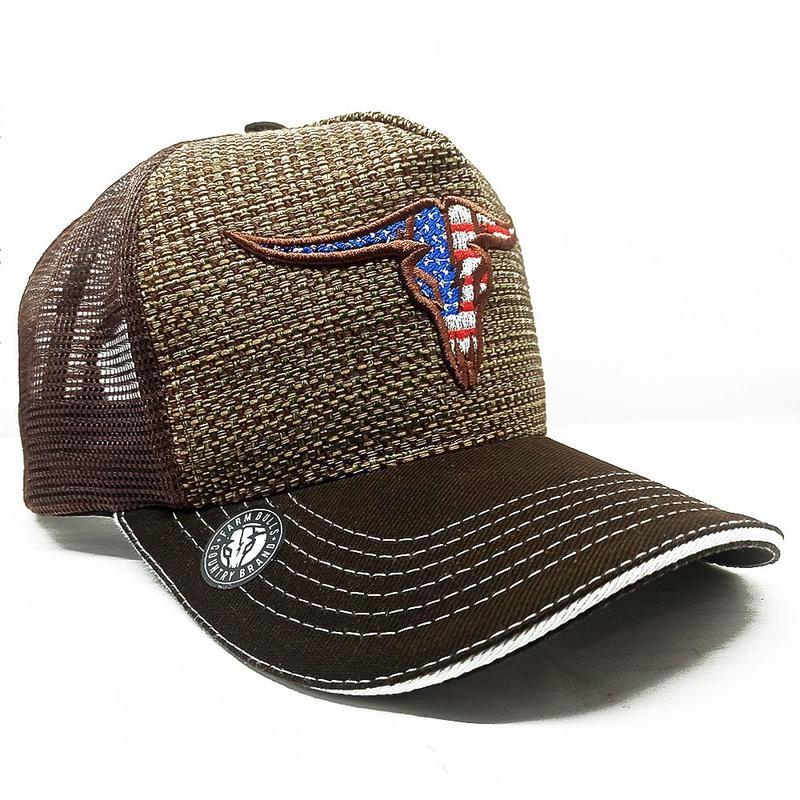 Boné Country Farm Bulls Rodeo America Original - Boné - Magazine Luiza