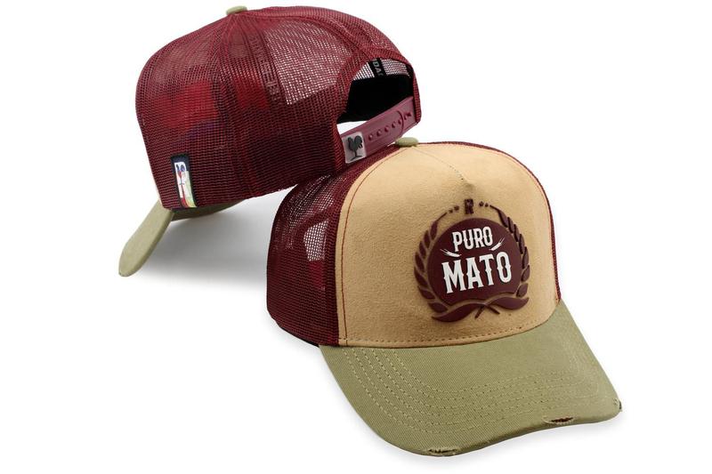 Boné Country Trucker Puro Mato Sertanejo Aba Curva Agro - Simprão ...