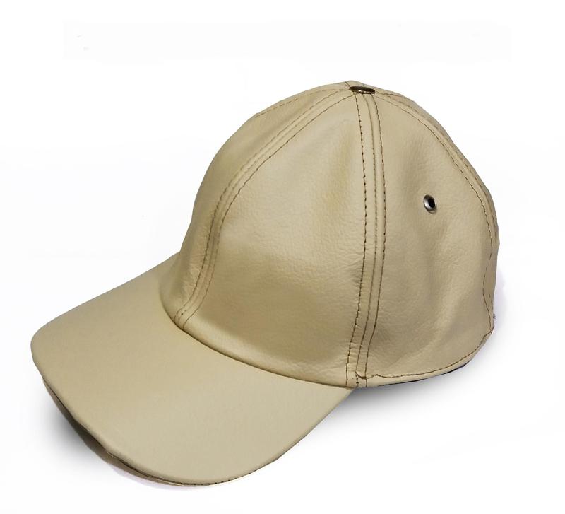 Boné de Couro na cor Begê - Riks - Boné Esportivo - Magazine Luiza