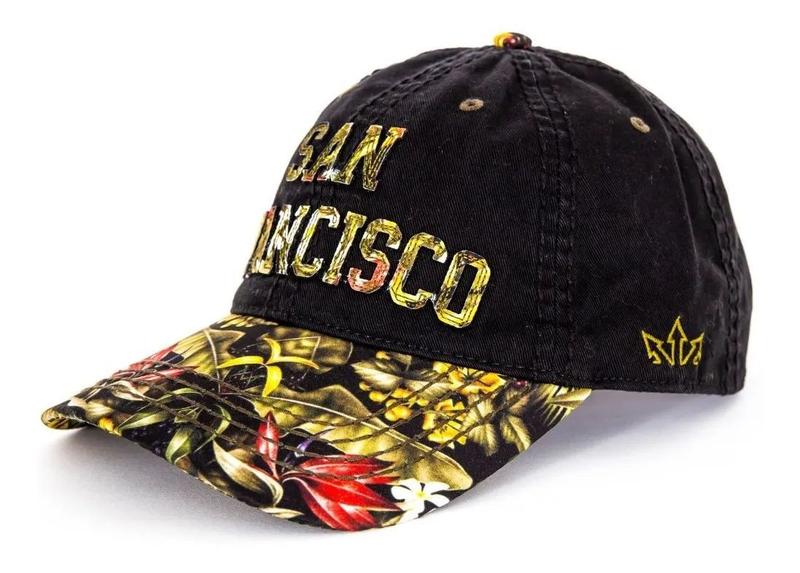 Boné Essencial Caps San Francisco Aba Curva Alto Relevo - Boné ...
