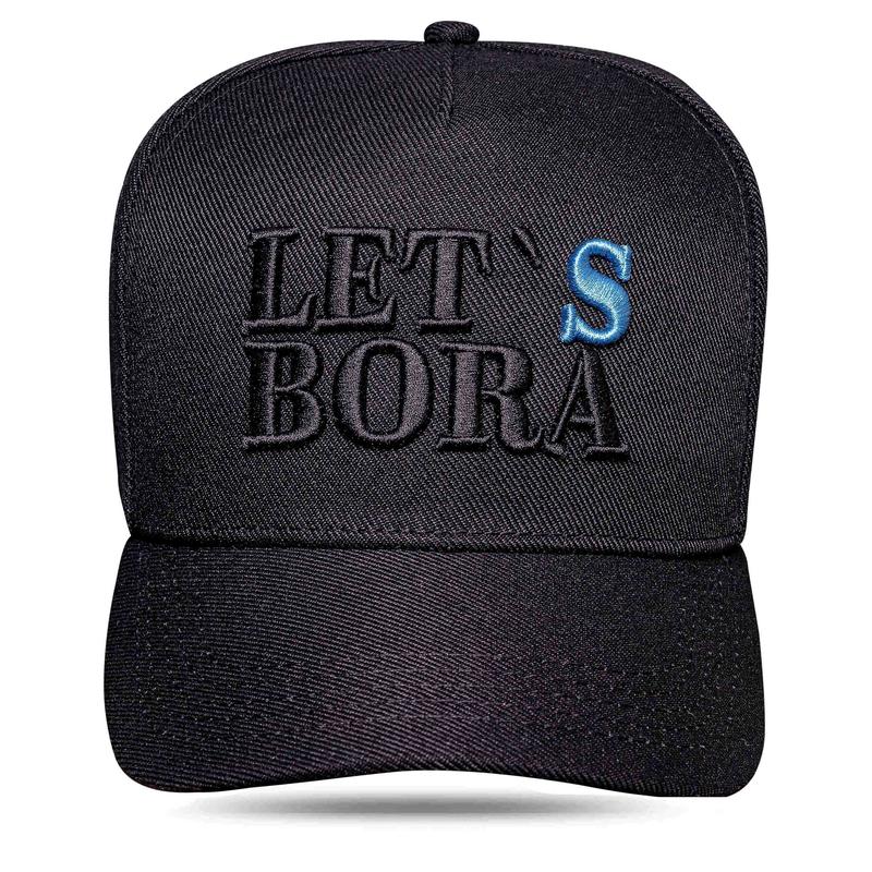 Boné Let's Bora Preto Azul Israel e Rodolffo - Blck Brasil - Boné - Magazine Luiza
