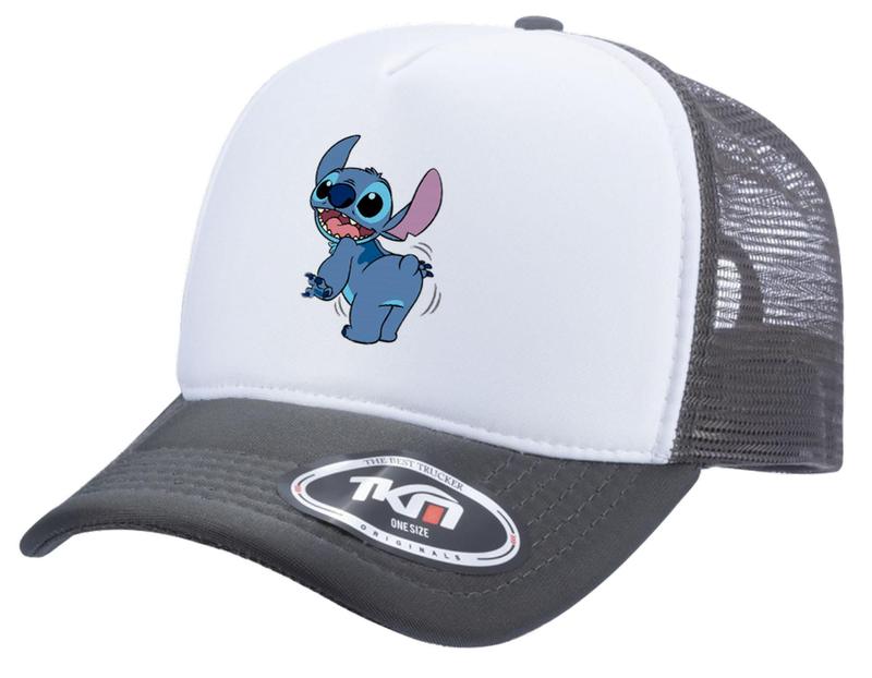 Boné Lilo E Stitch Desenho Personagem Aba Curva Ajustável - Methodic ...