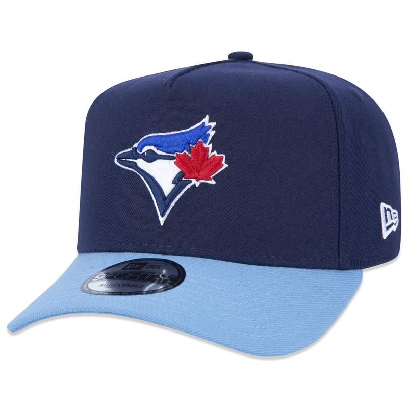 Bone New Era 9FORTY A-Frame MLB Toronto Blue Jays Core Aba Curva Aba ...