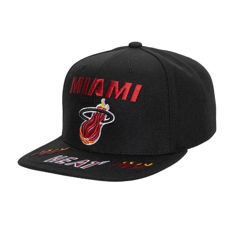 Boné Snapback Front Loaded Miami Heat - Mitchell & Ness - Boné ...