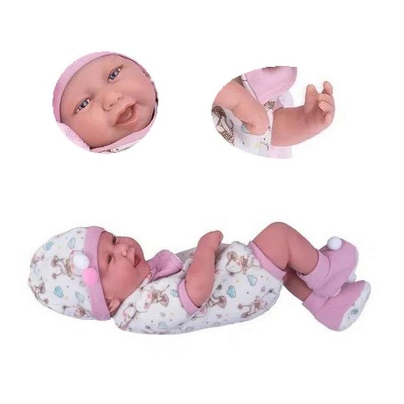Boneca Anny Doll Baby Macacão Babador 2442 - Reborn Collection ...