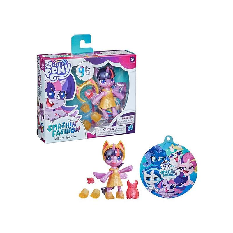 Boneca Articulada My Little Pony - Smashion Fashion - Twilight Sparkle com Vestido Amarelo ...