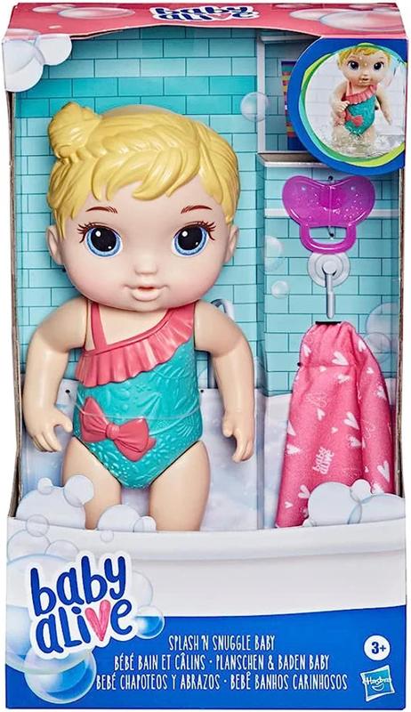 Boneca baby alive banhos carinhosos loira - Hasbro - Boneca Baby Alive ...