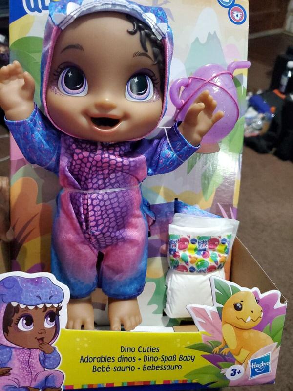 Boneca Baby Alive Bebessauro Negra com Acessórios - Hasbro - Boneca ...
