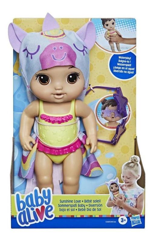 Boneca Baby Alive Dia De Sol Morena - Hasbro F2569 - Boneca Baby Alive ...