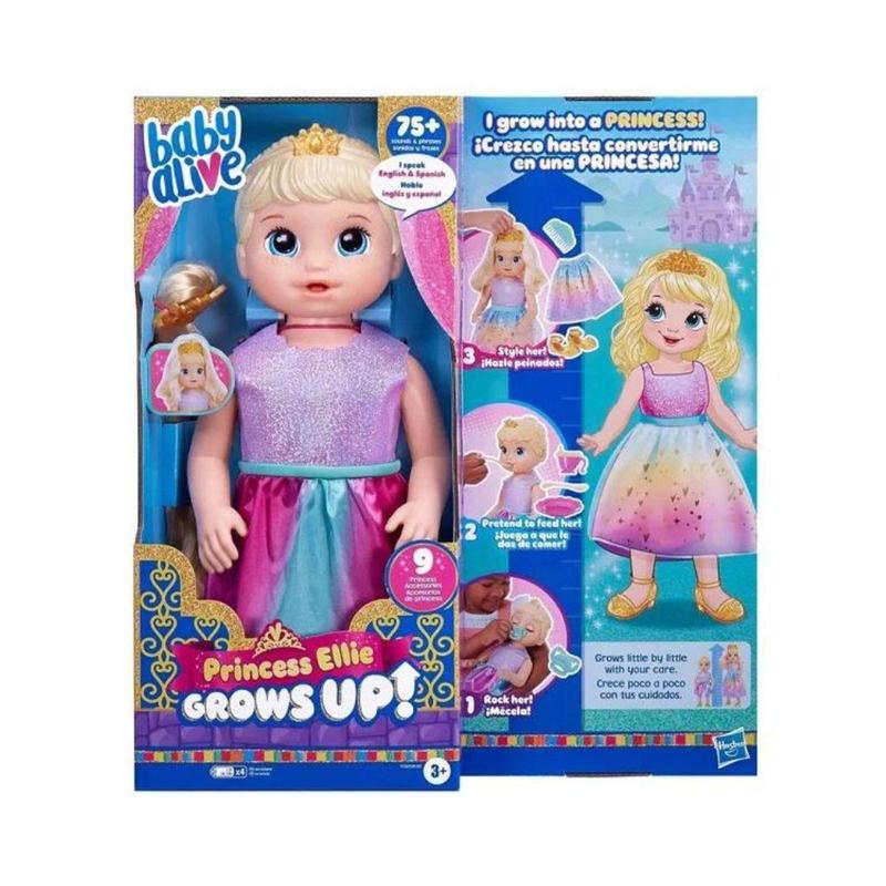 Boneca Baby Alive Ellie Grows Up Loira Hasbro - Boneca Baby Alive ...