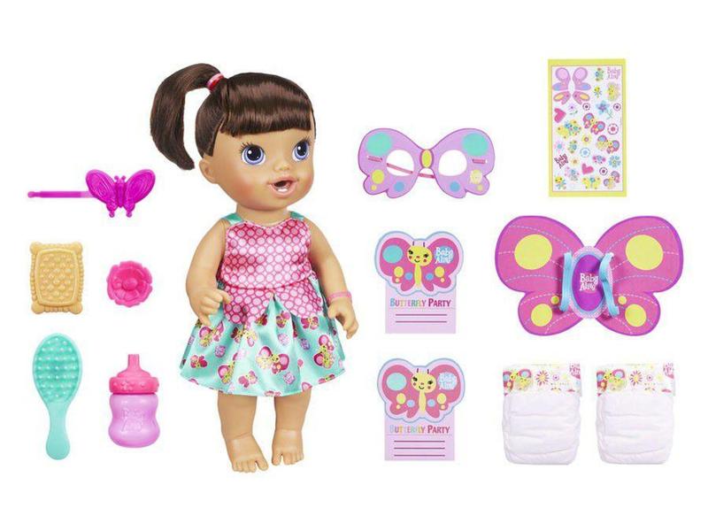 Boneca Baby Alive Festa das Borboletas - Hasbro - Boneca Baby Alive ...