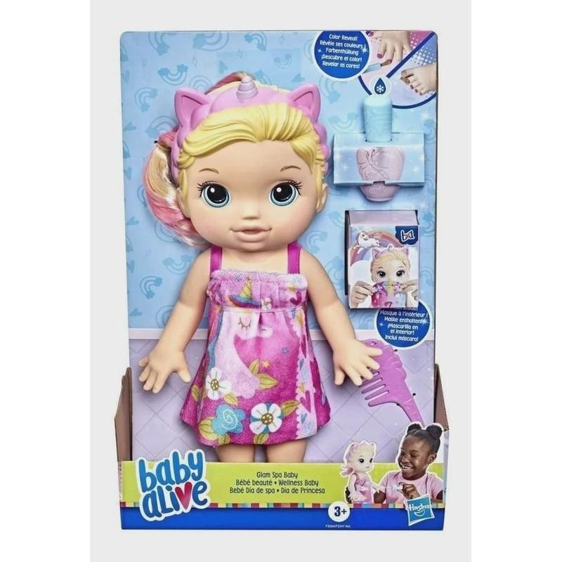 Boneca Baby Alive Glan Spa Loira - Hasbro - Boneca Baby Alive ...