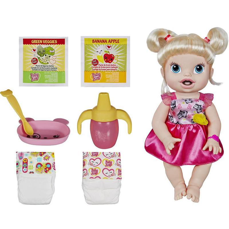 Boneca baby alive hora de comer - Hasbro - Bonecas e Acessórios ...