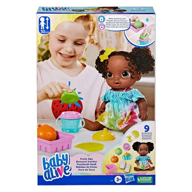 Boneca Baby Alive Hora do Suco Negra - Hasbro - Boneca Baby Alive ...