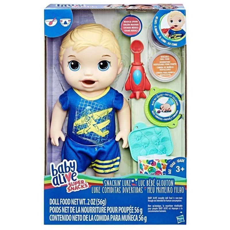 Boneca Baby Alive Meu Primeiro Filho Loiro C1883 - Hasbro - Boneca Baby ...