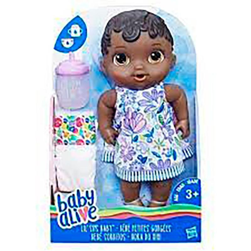 Boneca Baby Alive Negra Hora Do Xixi - Hasbro E0308 - Boneca Baby Alive ...