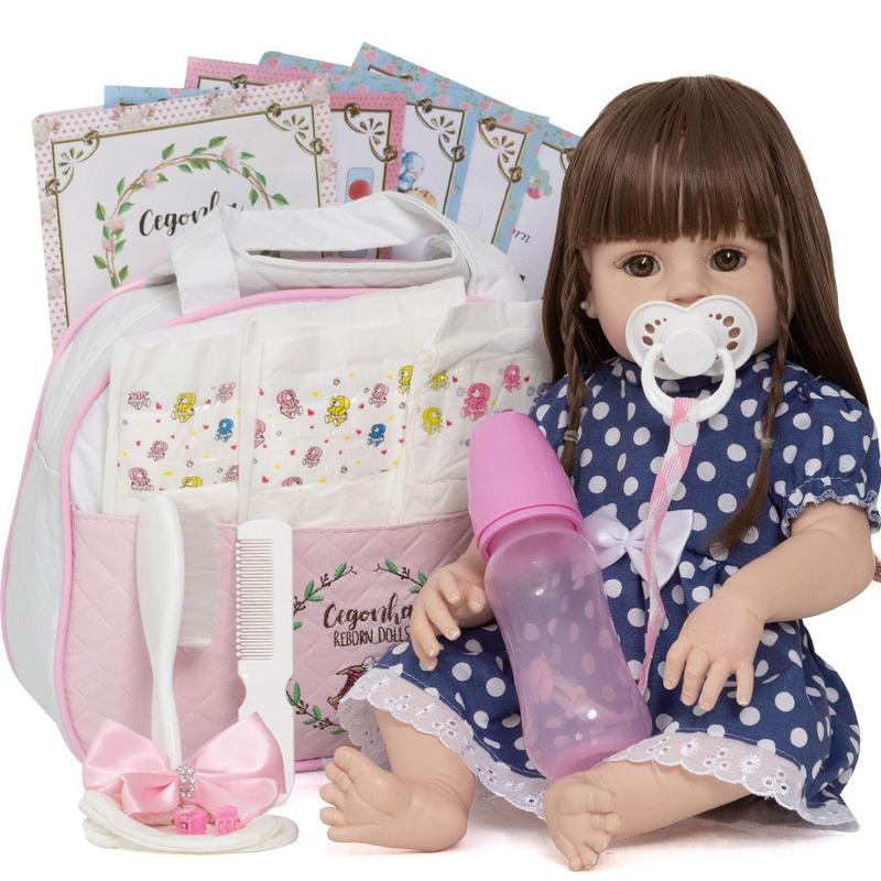 Boneca Baby Alive Reborn Realista Completa Enxoval 20 Itens - Cegonha ...