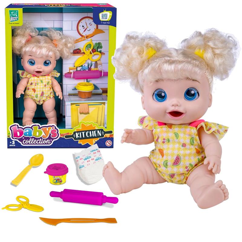 Boneca Baby Collection Alive Come E Faz Caquinha - Supertoys - Bonecas ...