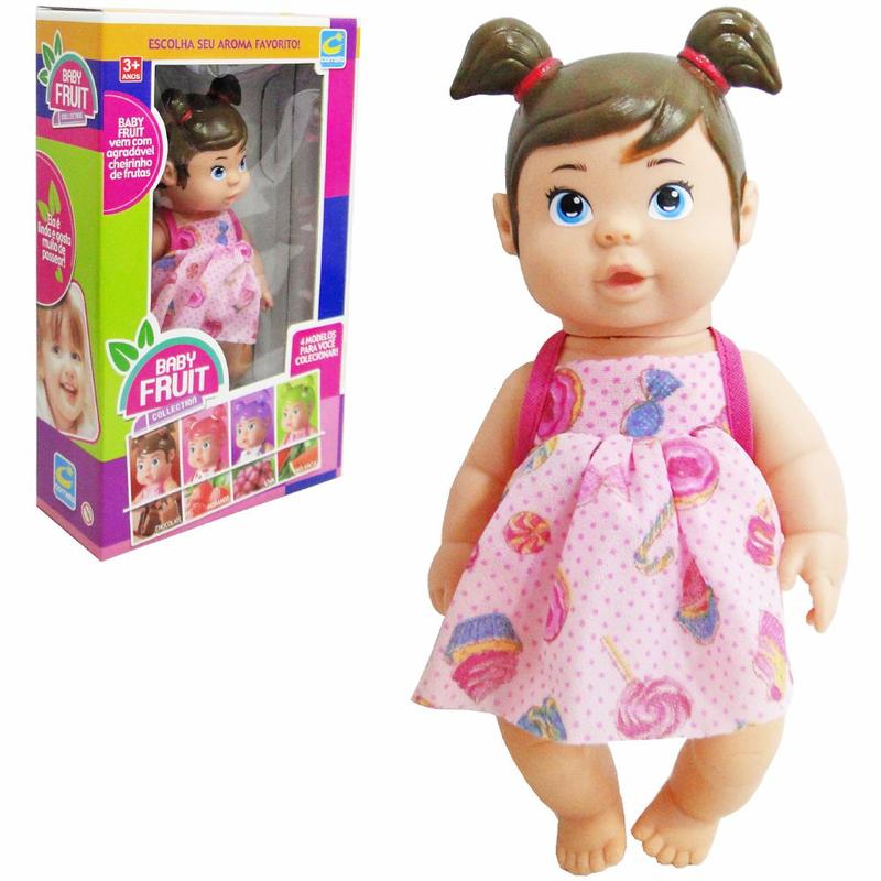 Boneca baby fruit colecao com cheirinho chocolate na caixa - COMETA ...