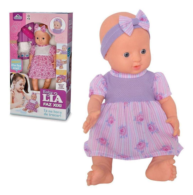 Boneca Baby Lia Faz Xixi Com Acessorios Na Caixa - Oem - Bonecas - Magazine Luiza