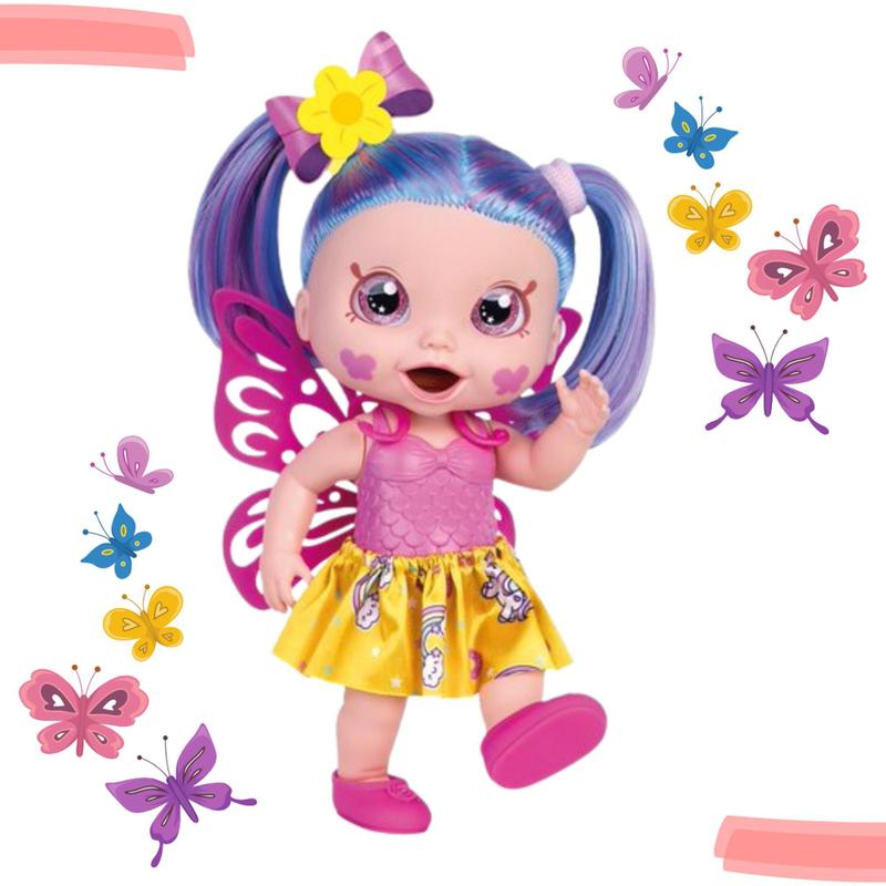 Boneca Baby's Collection Butterfly Supertoys - Bonecas - Magazine Luiza