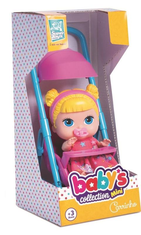 Boneca Baby's Collection Mini Carrinho Super Toys - Bonecas - Magazine ...