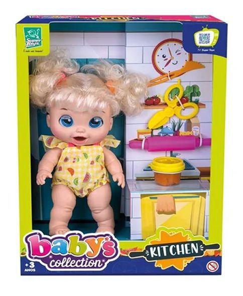 Boneca Babys Collection Kitchen Alive Come E Faz Caquinha - Supertoys ...