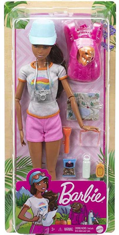 Boneca Barbie Bem Estar Conjunto Aventura com Filhote GKH73 - Mattel ...