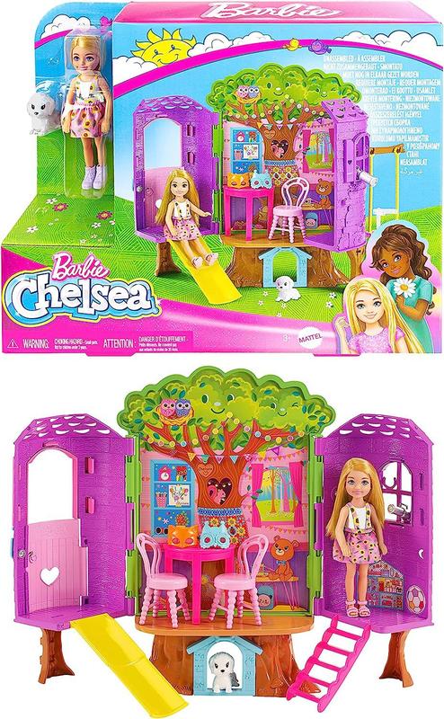 Boneca Barbie - Chelsea Casa Na Árvore - Mattel Hpl70 - Bonecas ...