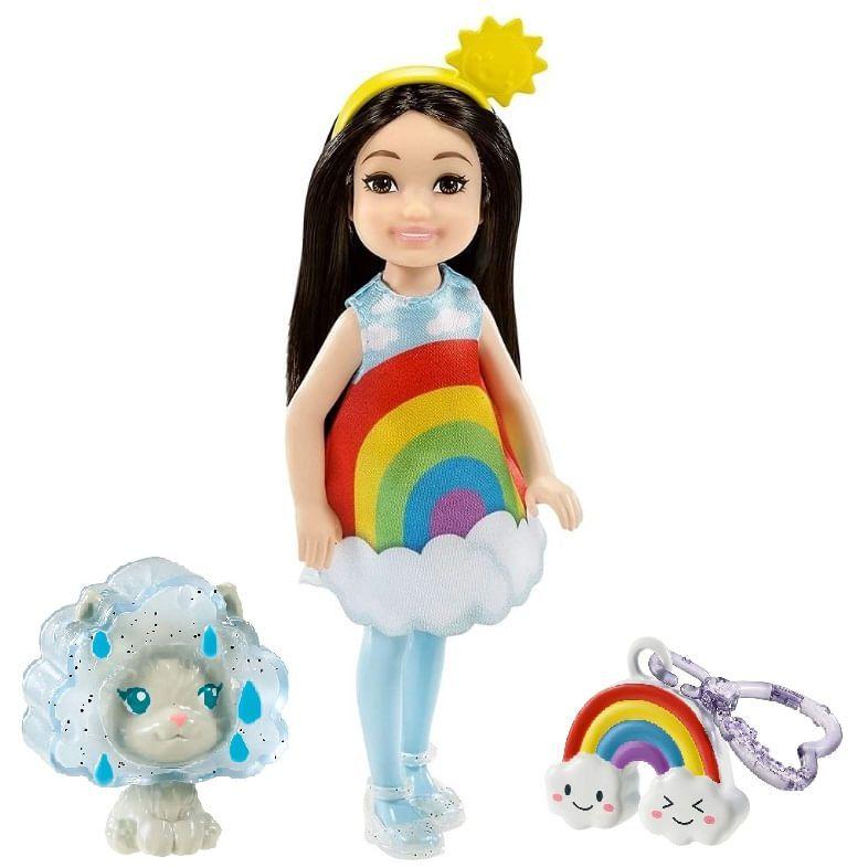 Boneca Barbie Chelsea Festa a Fantasia de Arco Íris - Mattel - Boneca ...