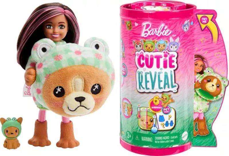 Boneca Barbie Cutie Reveal Chelsea E Acessórios Sapo - Mattel - Boneca ...