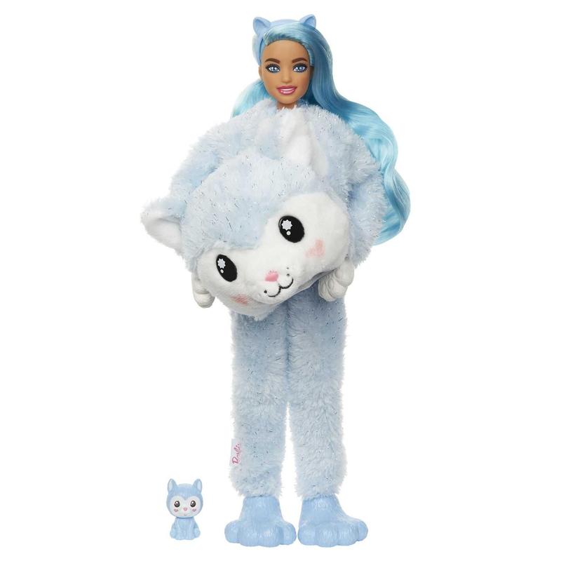 Boneca Barbie Cutie Reveal Com Pet Cachorro Azul Mattel Menina ...