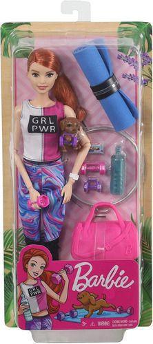 Boneca Barbie Dia De Spa Fitness Com Filhotinho Gkh73 Gjg57 - Mattel ...