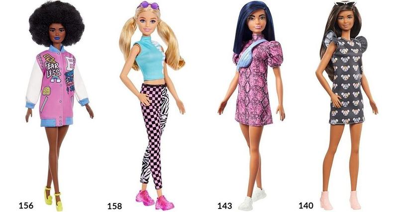 Boneca Barbie Fashionistas Nova Coleção Original Mattel - Boneca Barbie ...