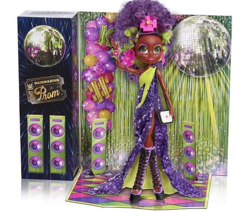 Boneca Barbie Hairdorables Fashion Dolls-Kali Prom Perfect - Hasbro ...