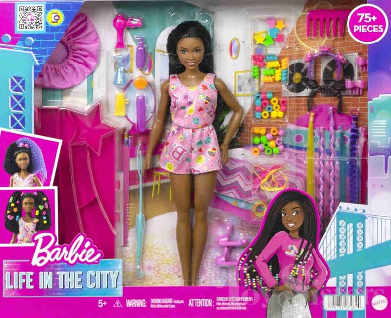 Boneca Barbie Life in the City Trança, estilo e cuidados - mattel ...