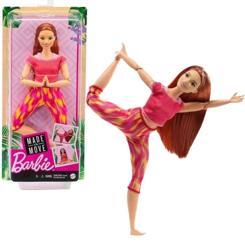 Boneca Barbie Ruiva Feita Mexer 22 Pontos Articulação - Mattel - Boneca ...