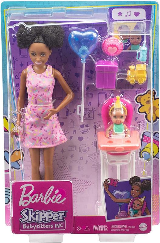 Boneca Barbie Skipper Babá Aniversário Castanha GRP41 - Mattel - Boneca ...