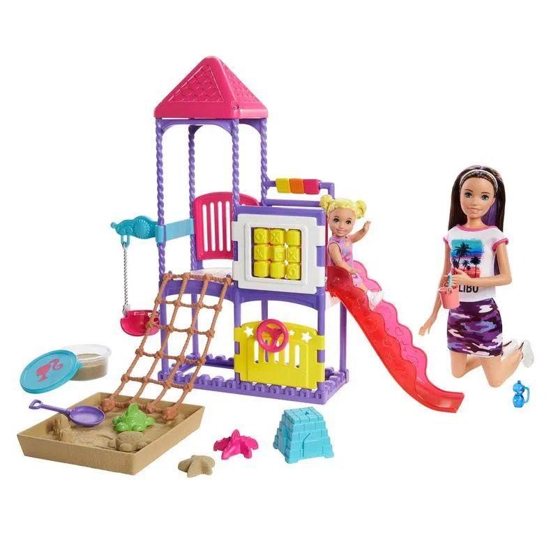 Boneca Barbie Skipper Babysitters Dia no Parquinho - Mattel - Boneca ...