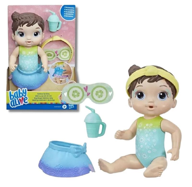Boneca Bebê Baby Alive Dia No Spa 25 Cm Hasbro - Boneca Baby Alive ...