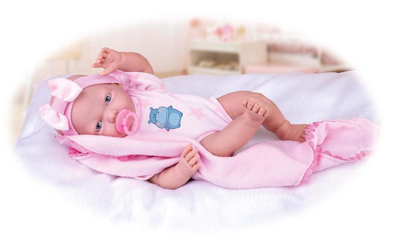 Boneca Bebê Boutique Dolls Tiara Tipo Reborn Com Acessórios - Super ...