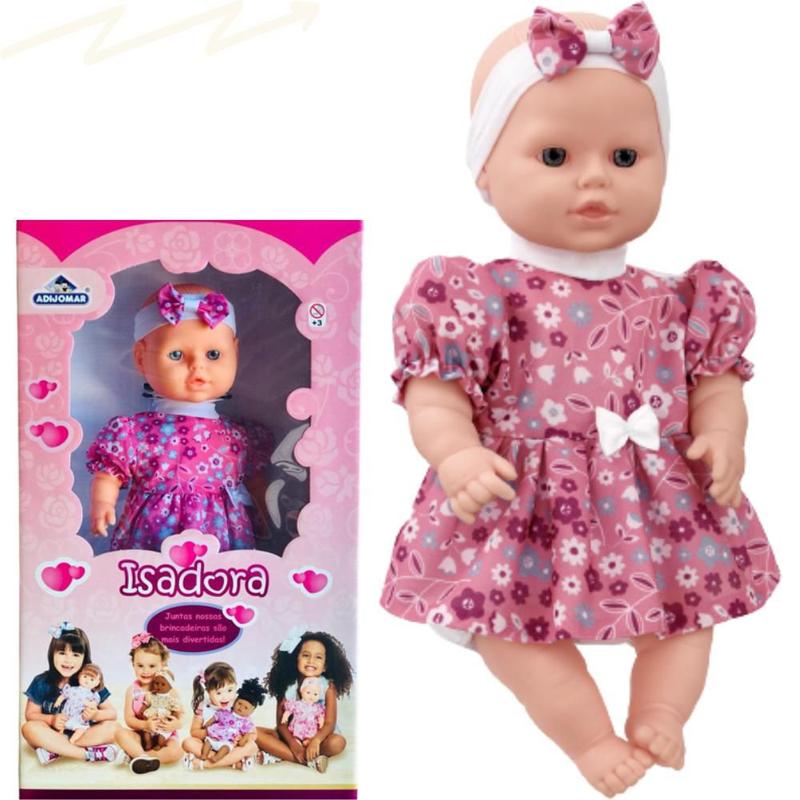 Boneca bebezao grande vinil 40cm menina barato - Adijomar Brinquedos ...