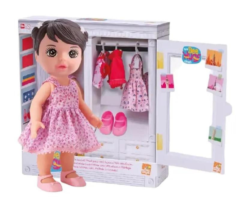 Boneca bee hugs closet bee toys 0989 - Bonecas - Magazine Luiza