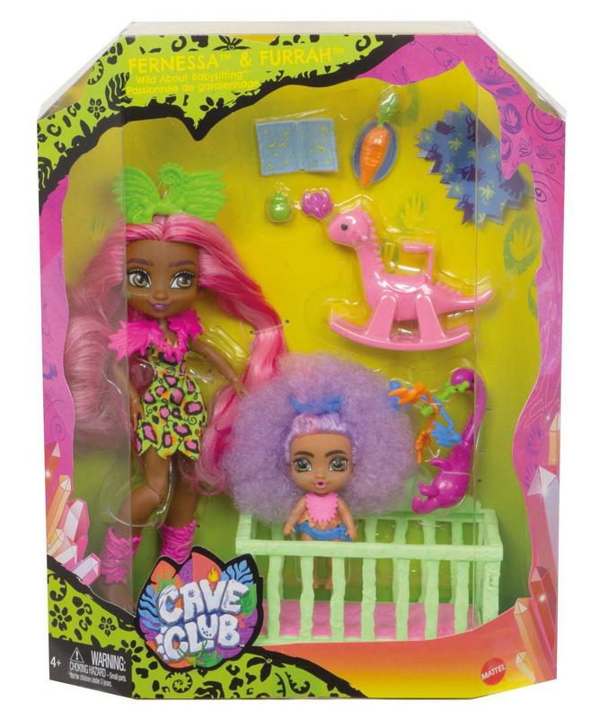 Boneca Cave Club Fernessa & Furrah e Acessórios Mattel Gnl92 - Bonecas ...