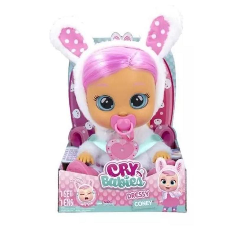 Boneca Cry Babies Dressy Coney Branca - Multikids - Bonecas - Magazine ...