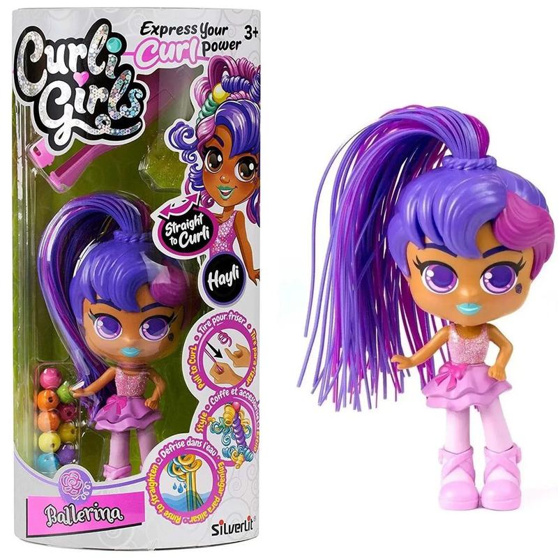 Boneca Curli Girls Roxo e Rosa - Rosita - Baby Brink e Brinquedos ...
