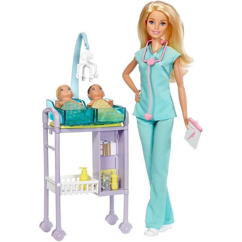 Boneca e Playset Barbie Profissões Barbie Maternidade DHB63 Mattel ...