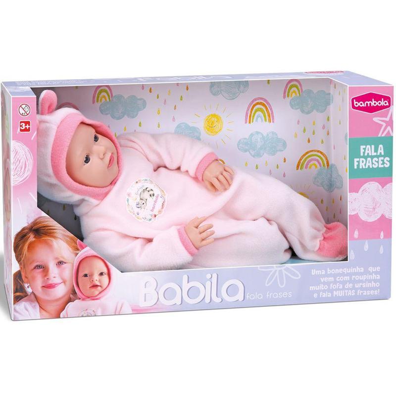 Boneca Estilo Reborn Babila Fala Frases Grande Bambola 705 - Bonecas ...